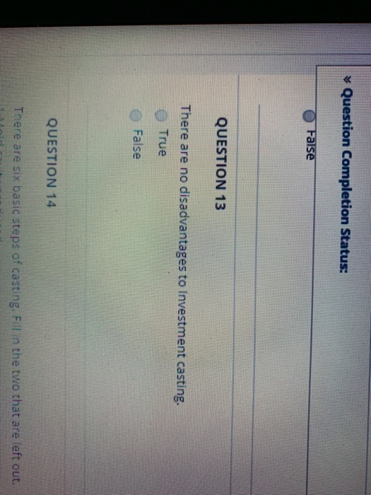 Solved Question Completion Status: QUESTION 13 There are no | Chegg.com