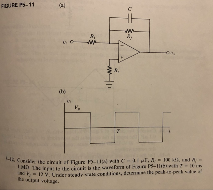Solved FIGURE P5-11 Ri Re Ui the circuit of Figure P5-11 (a) | Chegg.com Solved FIGURE P5-11 Ri Re Ui the circuit of Figure P5-11 (a) | Chegg.com
