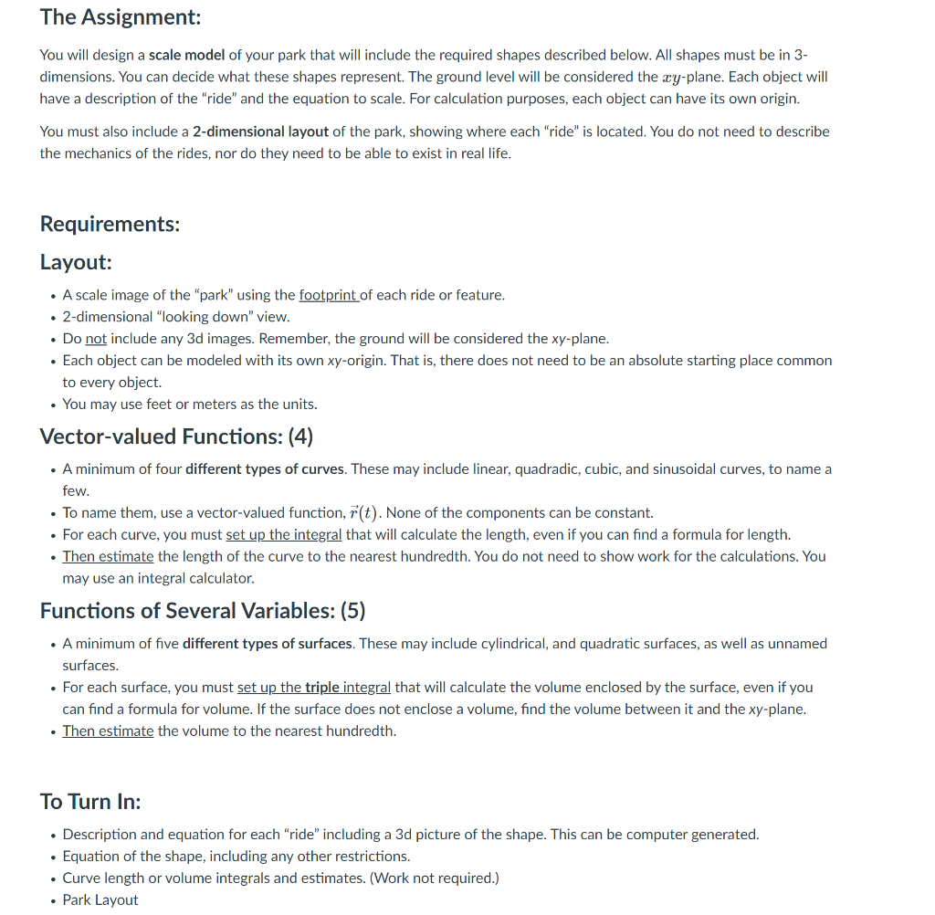 Solved The Assignment: You will design a scale model of your | Chegg.com