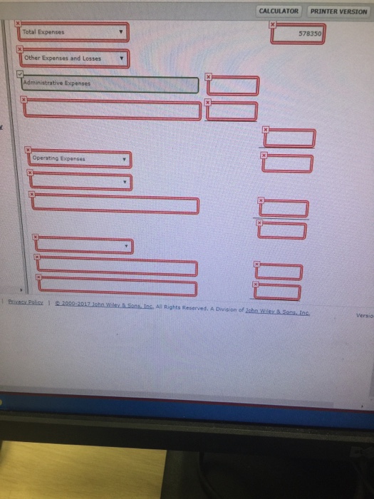Solved CALCULATOR PRINTER VERSION BACK Exercise 46 [2] Your | Chegg.com