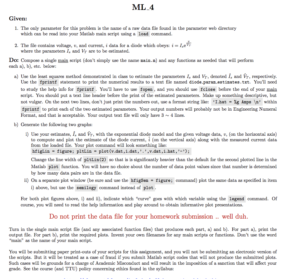 Solved I Cant Attach The Matlab File But I Am Wondering How 