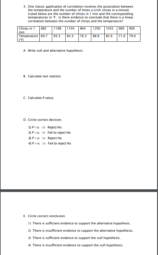 Solved 3. One classic application of correlation involves | Chegg.com