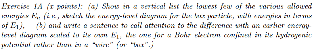 Solved Exercise 1A ( x points): (a) Show in a vertical list | Chegg.com