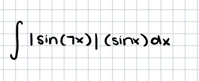 Solved IS sin (7x)| (sinx) dx | Chegg.com