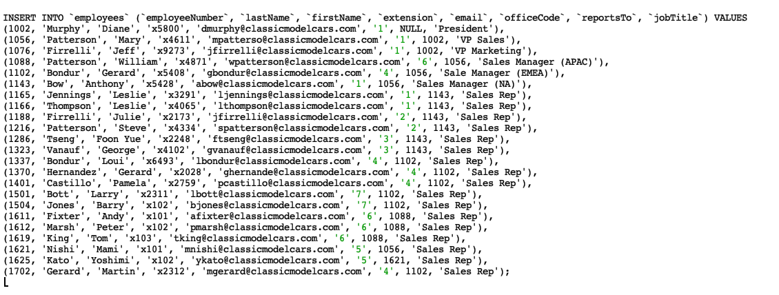 Solved SQL 19.Employee 1625 is superstitious. Change their | Chegg.com