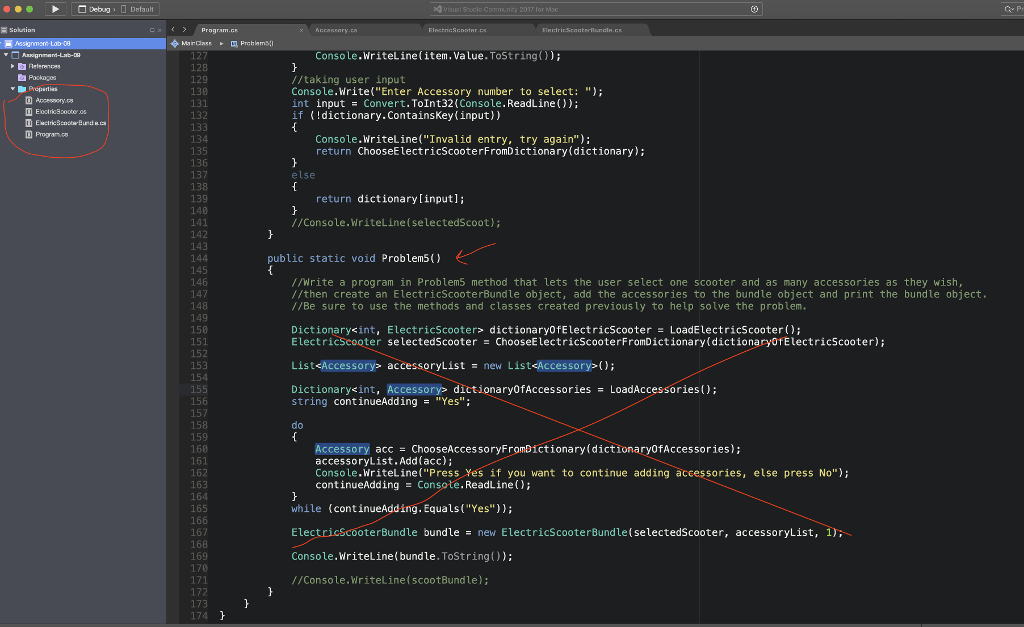 Solved C-Sharp Create a new class, in a separate file, | Chegg.com