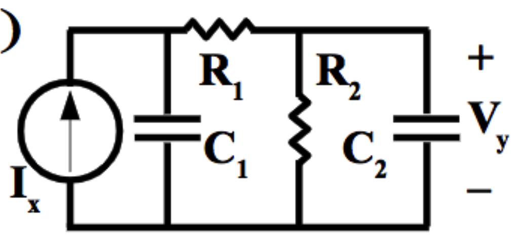 Solved Using nodal analysis, find the transfer functions in | Chegg.com