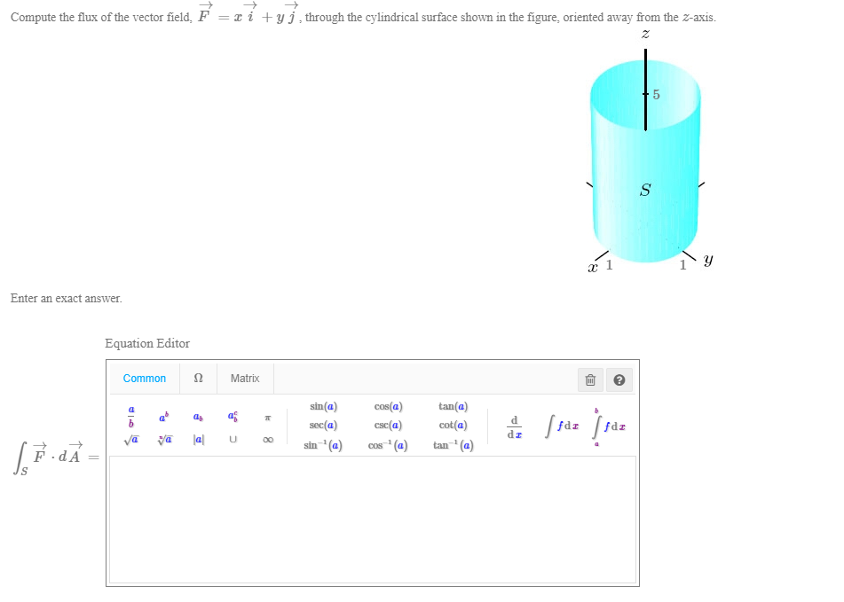 Solved Compute the flux of the vector field. F =zi ty j, | Chegg.com