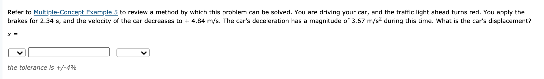 Solved Refer to Multiple-Concept Example 5 to review a | Chegg.com