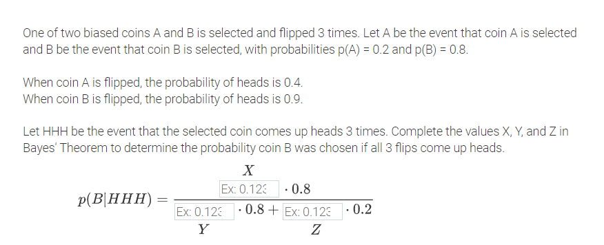 Solved One of two biased coins A and B is selected and | Chegg.com