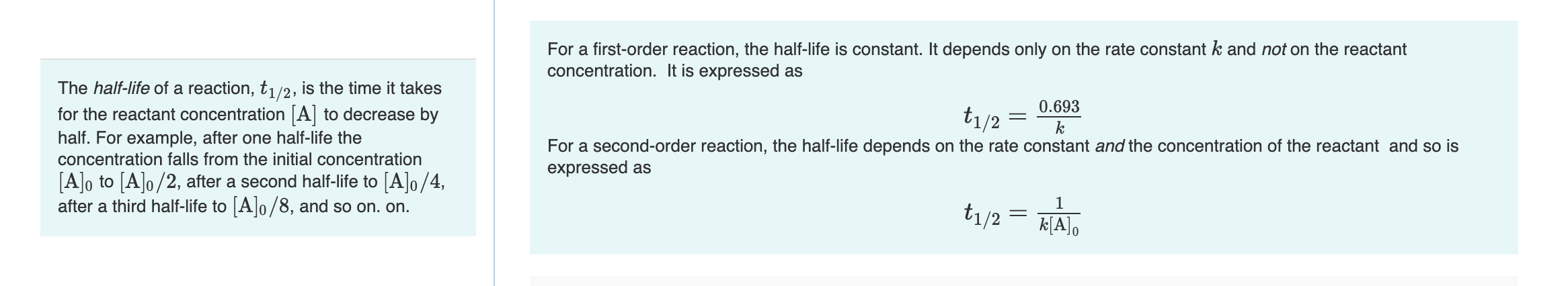 Solved Part A A Certain First Order Reaction