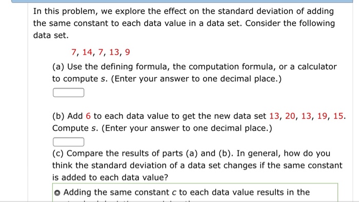Solved In this problem, we explore the effect on the | Chegg.com