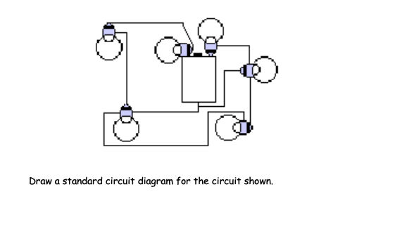 Solved Draw a standard circuit diagram for the circuit | Chegg.com