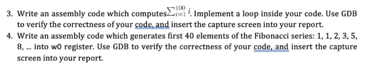 Solved 100 3. Write an assembly code which computes=1 i. | Chegg.com