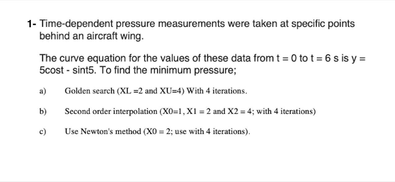 Solved 1- Time-dependent pressure measurements were taken at | Chegg.com