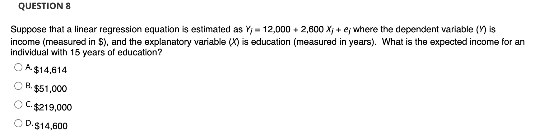 Solved Suppose that a linear regression equation is | Chegg.com