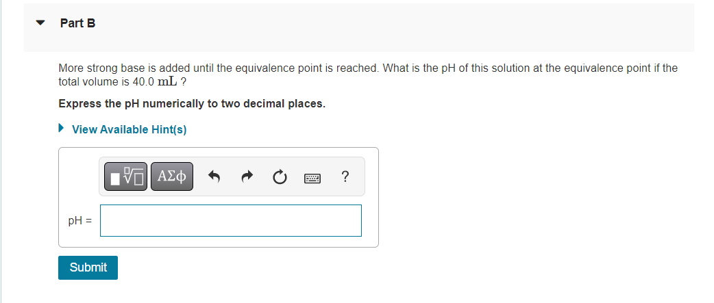 Solved A titration involves adding a reactant of known A | Chegg.com