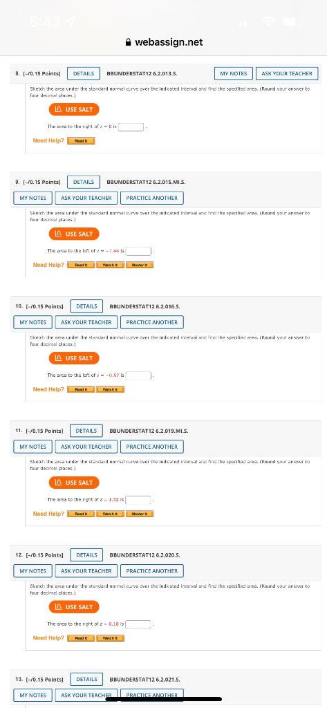 Solved webassign.net B. (-/0.15 Points ) DETAILS | Chegg.com