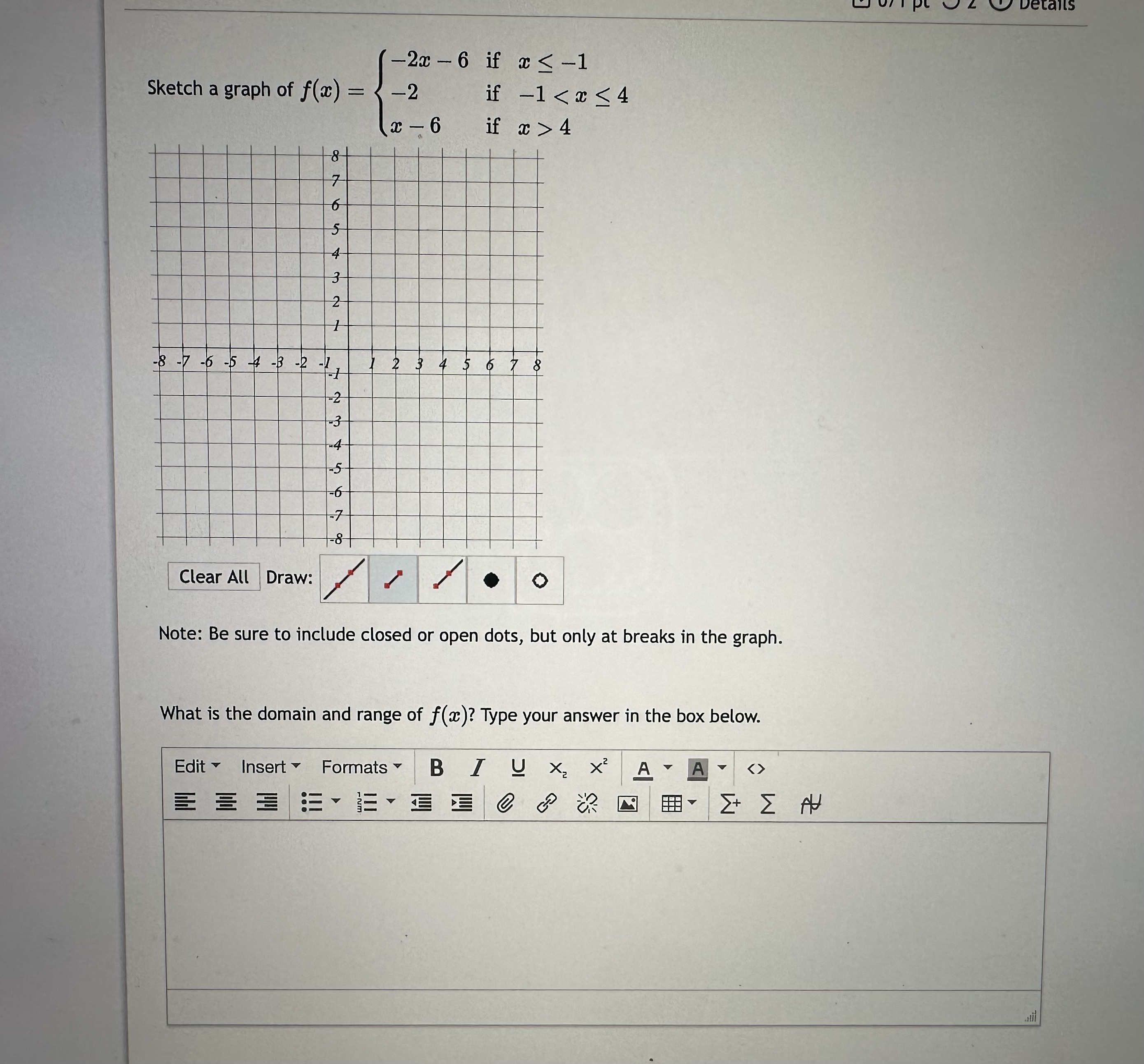 Solved Sketch a graph of \\( | Chegg.com
