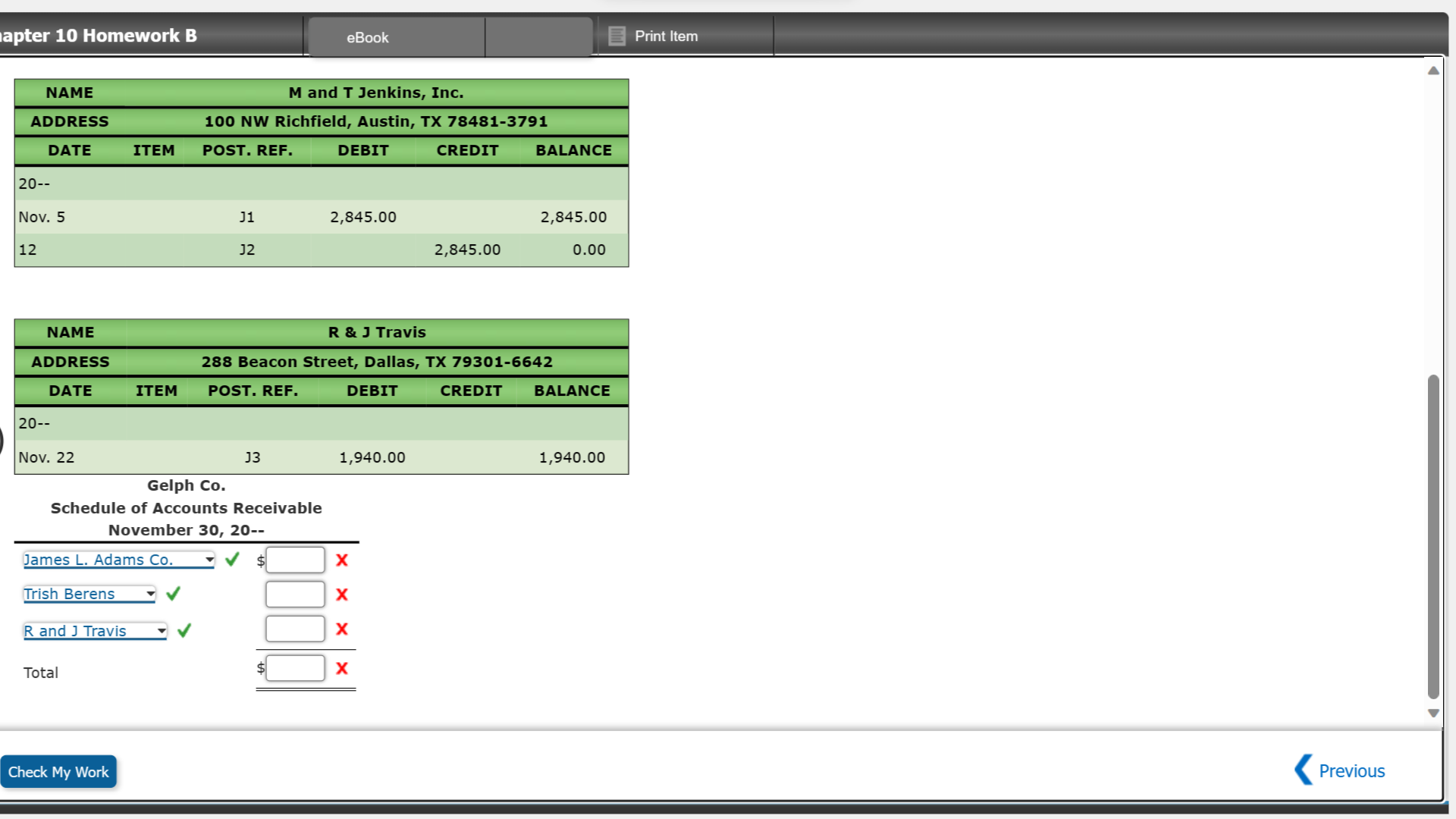 Solved Schedule of Accounts Receivable From the accounts | Chegg.com Solved Schedule of Accounts Receivable From the accounts | Chegg.com