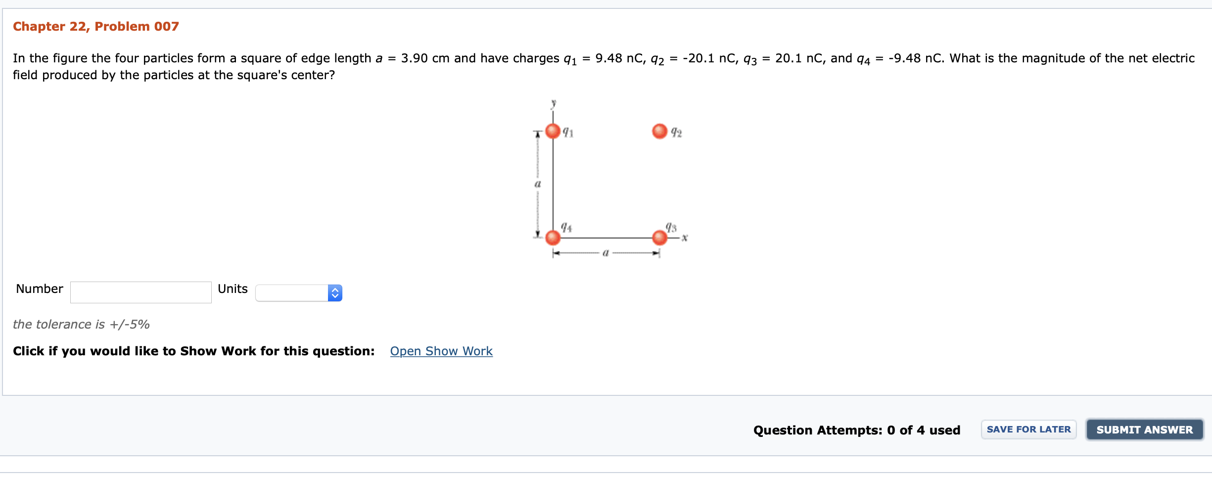 Solved Chapter 22, Problem 007 In the figure the four | Chegg.com