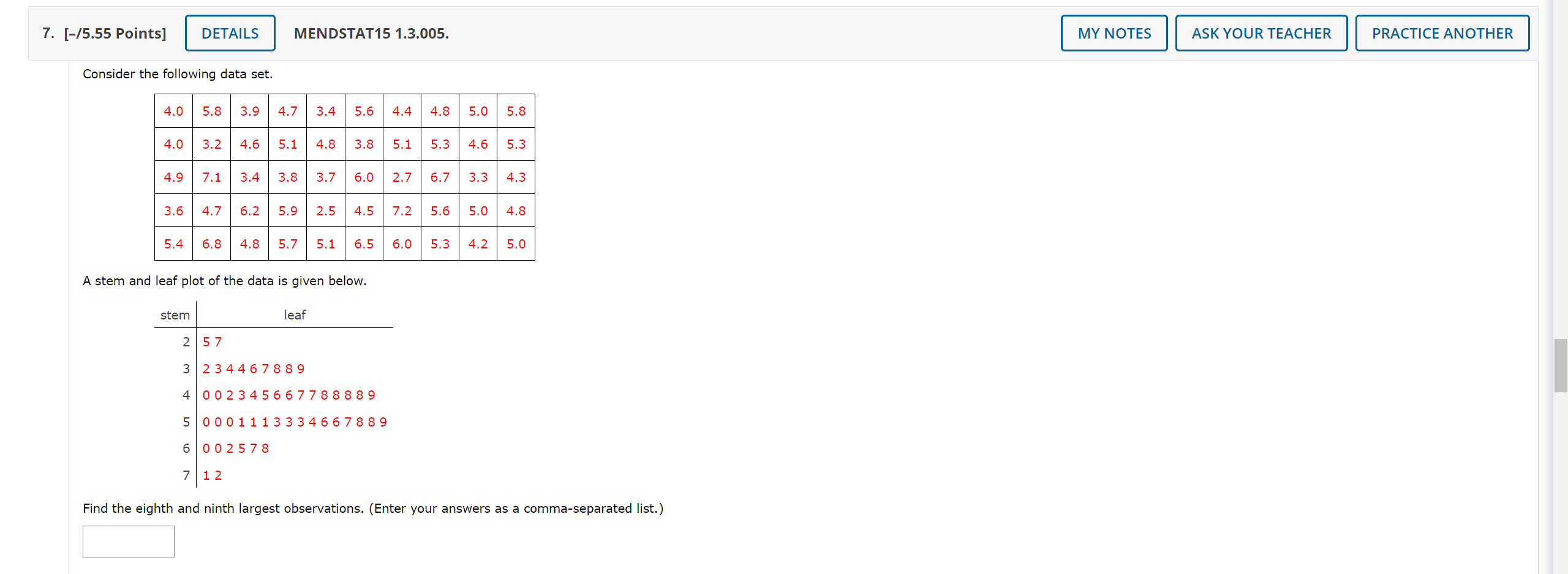 Solved smallest class boundary. Enter your class boundaries | Chegg.com