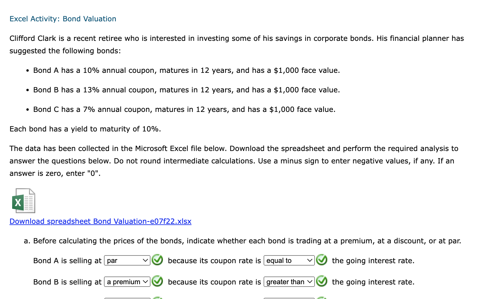 1. What is the bond's nominal yield to maturity? | Chegg.com