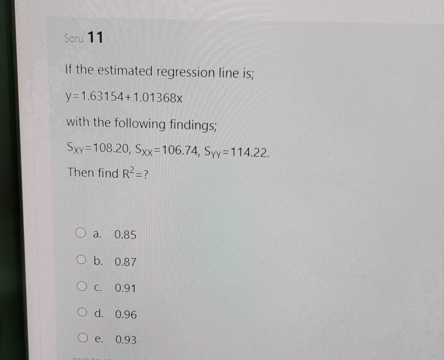 Solved If the estimated regression line is; | Chegg.com