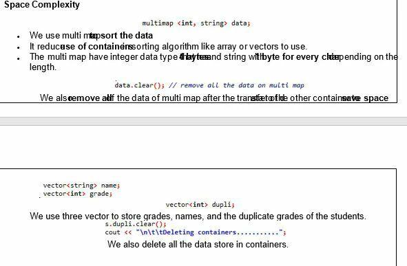 Solved Please help me create an algorithm analysis (time | Chegg.com