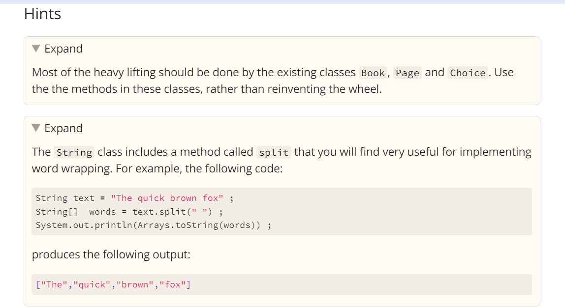 Solved Task 2: A playable book i This task counts towards | Chegg.com