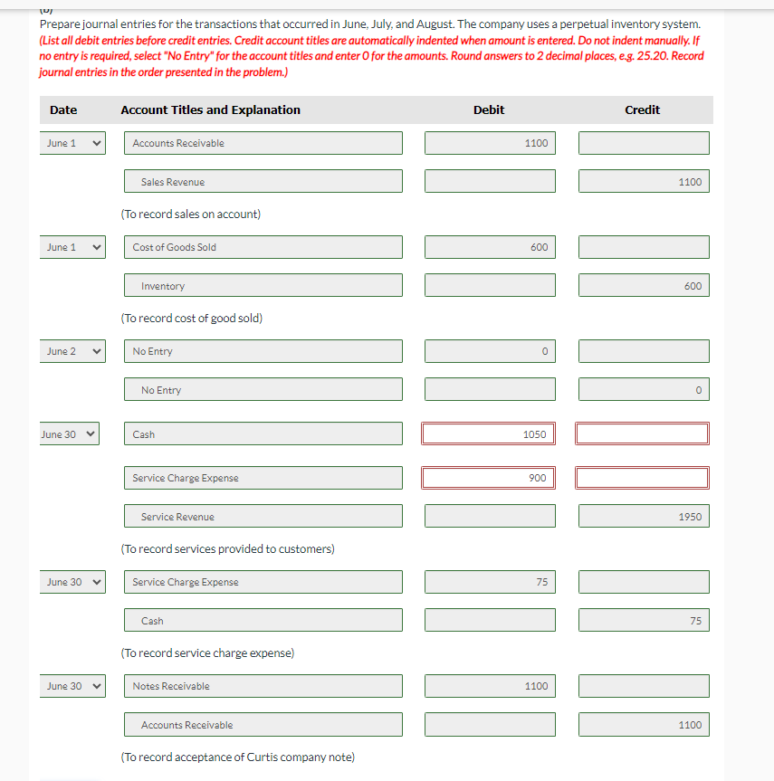 Solved PLEASE CORRECT THESE JOURNAL ENTRIES, GREEN MEANS | Chegg.com