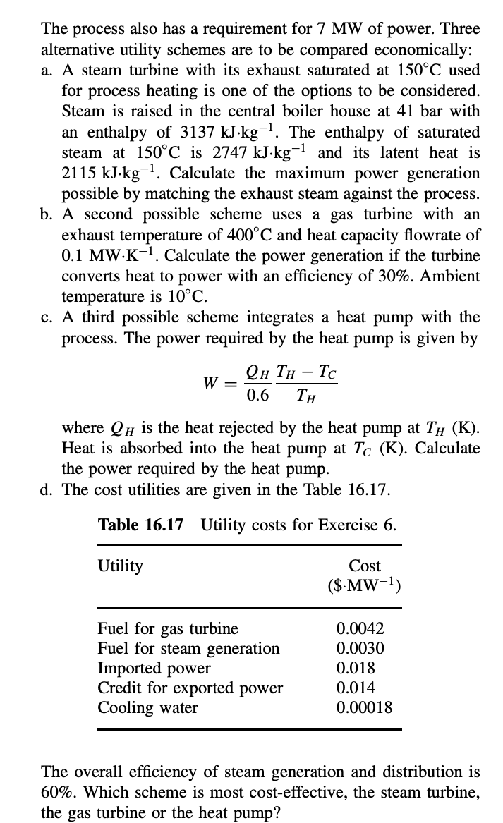 6. The problem table cascade for a process is given | Chegg.com