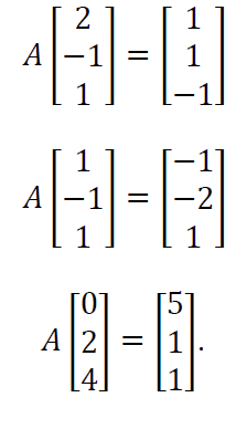Solved Using Matlab, find a 3x3 matrix A, such that: In the | Chegg.com