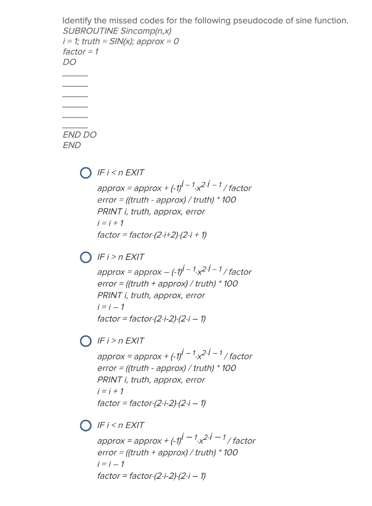 Solved Identify the missed codes for the following | Chegg.com