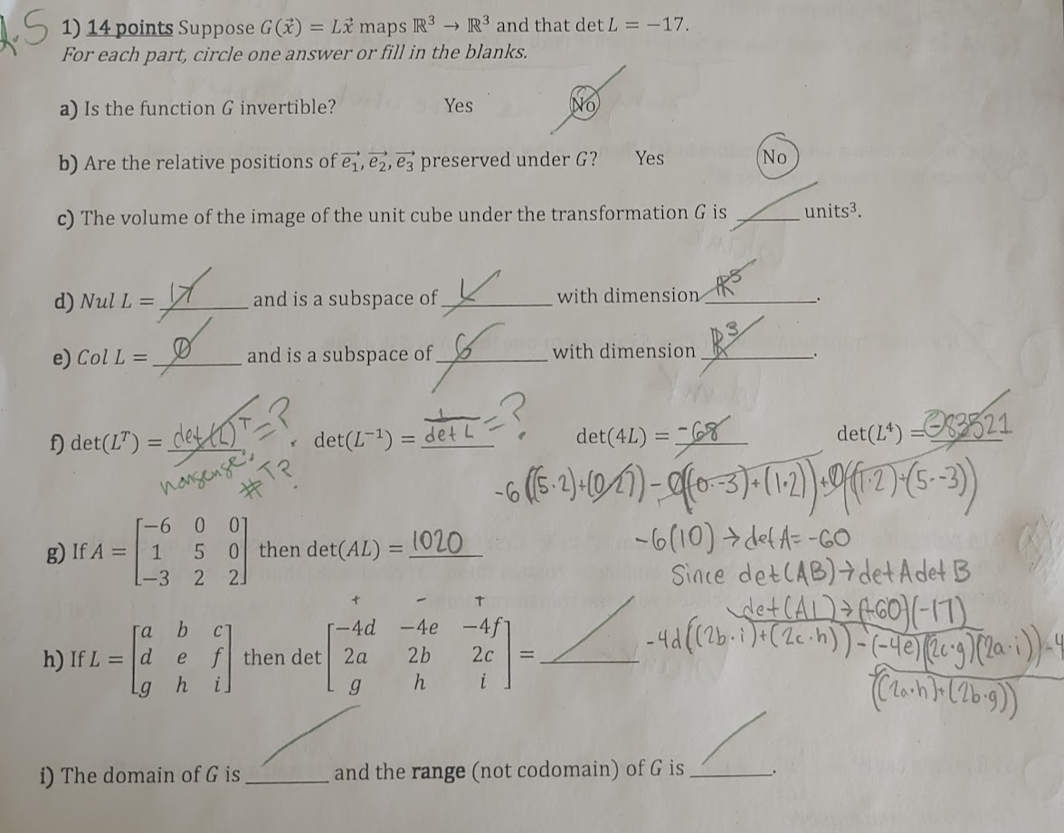 Solved 14 ﻿points Suppose G(vec(x))=Lvec(x) ﻿maps R3→R3 ﻿and | Chegg.com