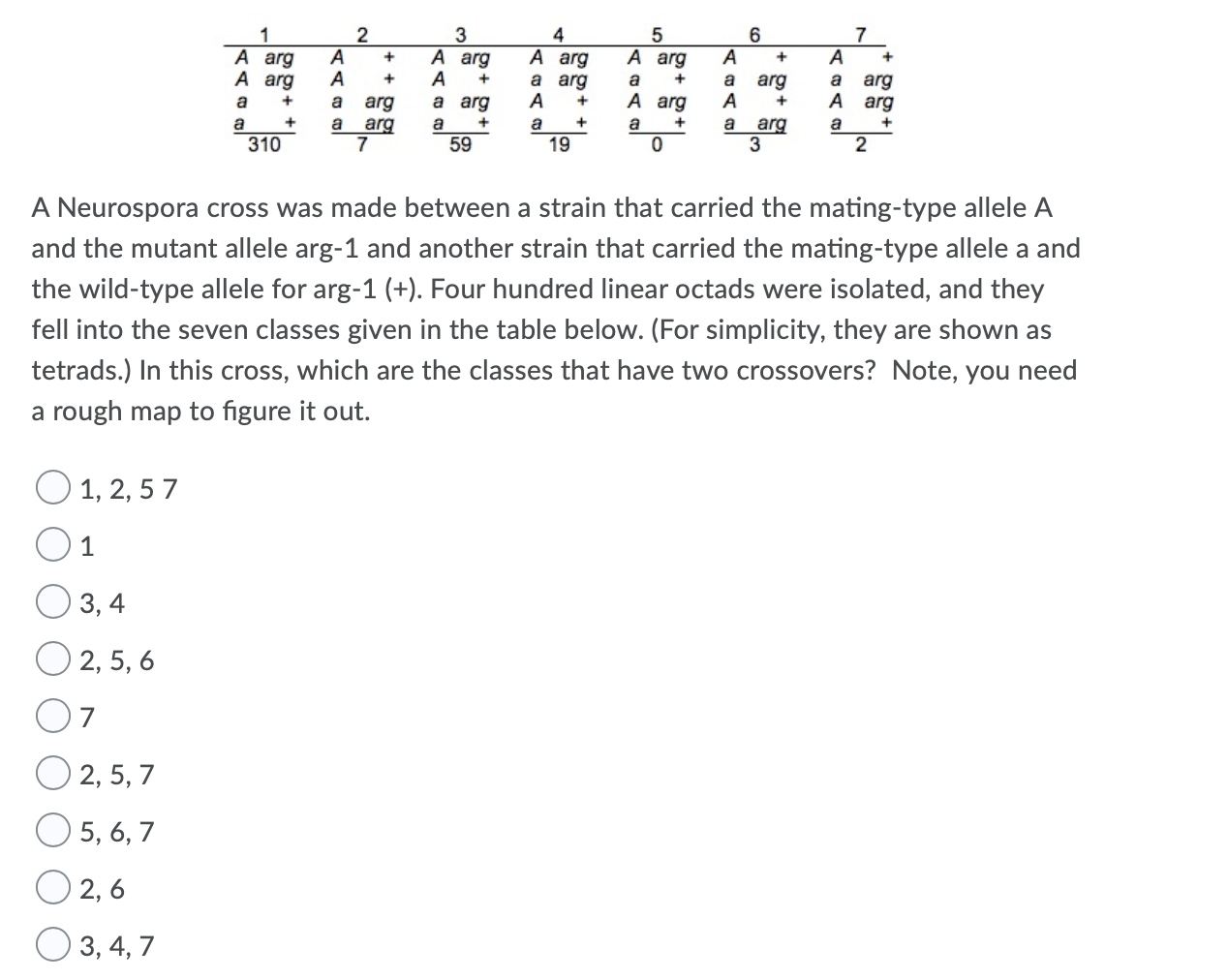 Solved - 1 A arg A arg a + a + 310 2 3 4 5 6 7 A + Aarg Aarg | Chegg.com