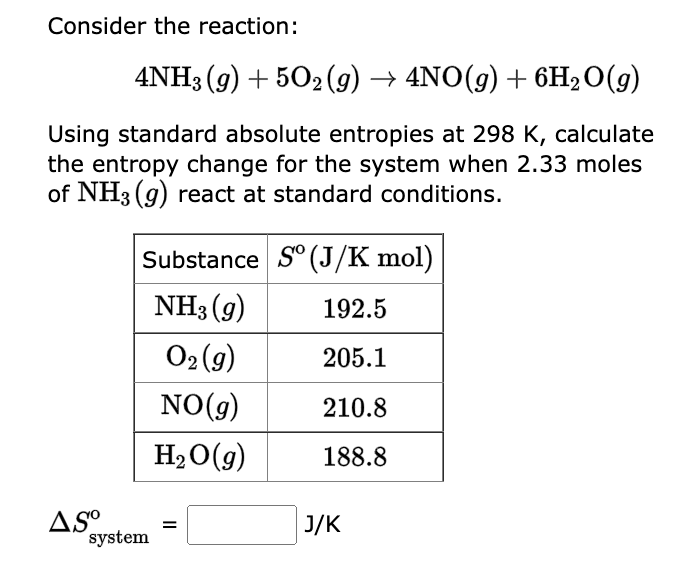 Solved Consider the reaction: N2(g)+O2(g)→2NO(g) Using | Chegg.com
