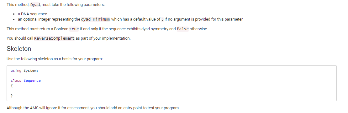 Solved Requirements: For this exercise you are to implement | Chegg.com