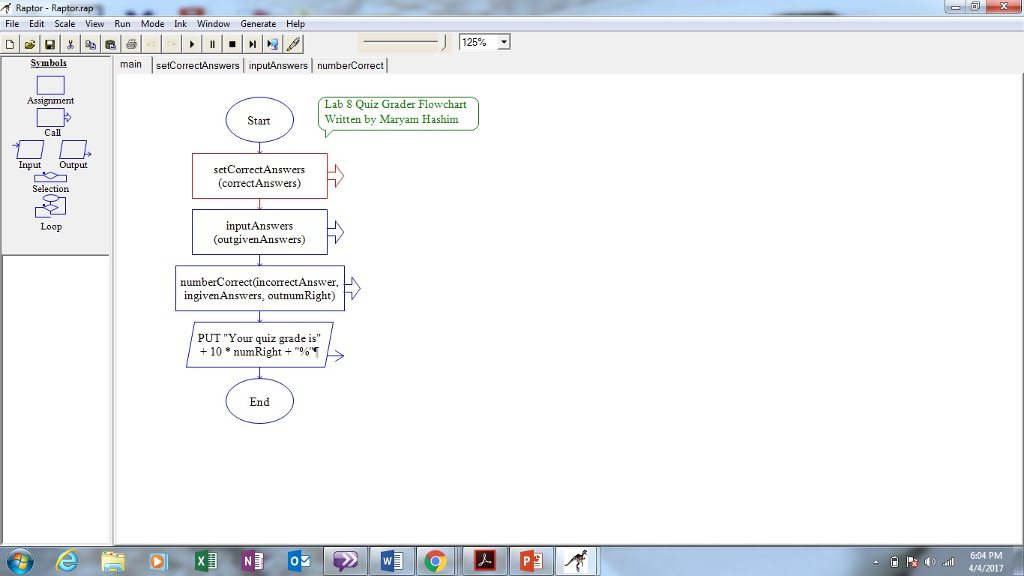 I Am Trying To Write This Code Using Raptor 
