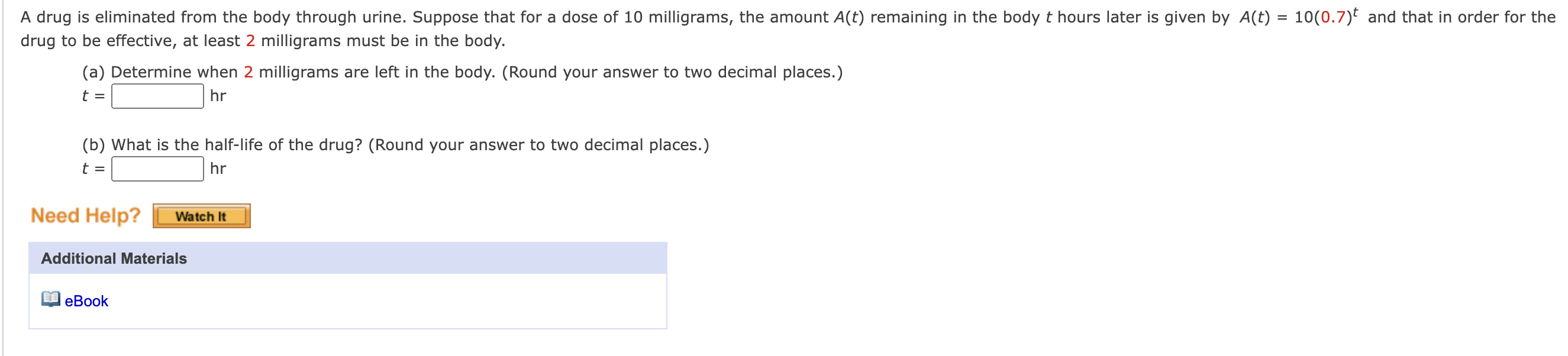 Solved drug to be effective, at least 2 milligrams must be | Chegg.com