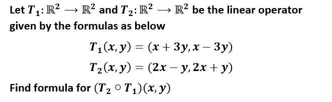 Solved Let T2: R2 → R2 and T2: R2 → R2 be the linear | Chegg.com