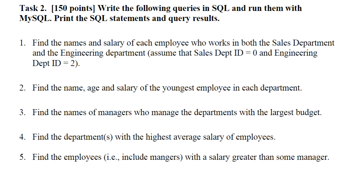 Solved Consider the following relational schema. An employee | Chegg.com