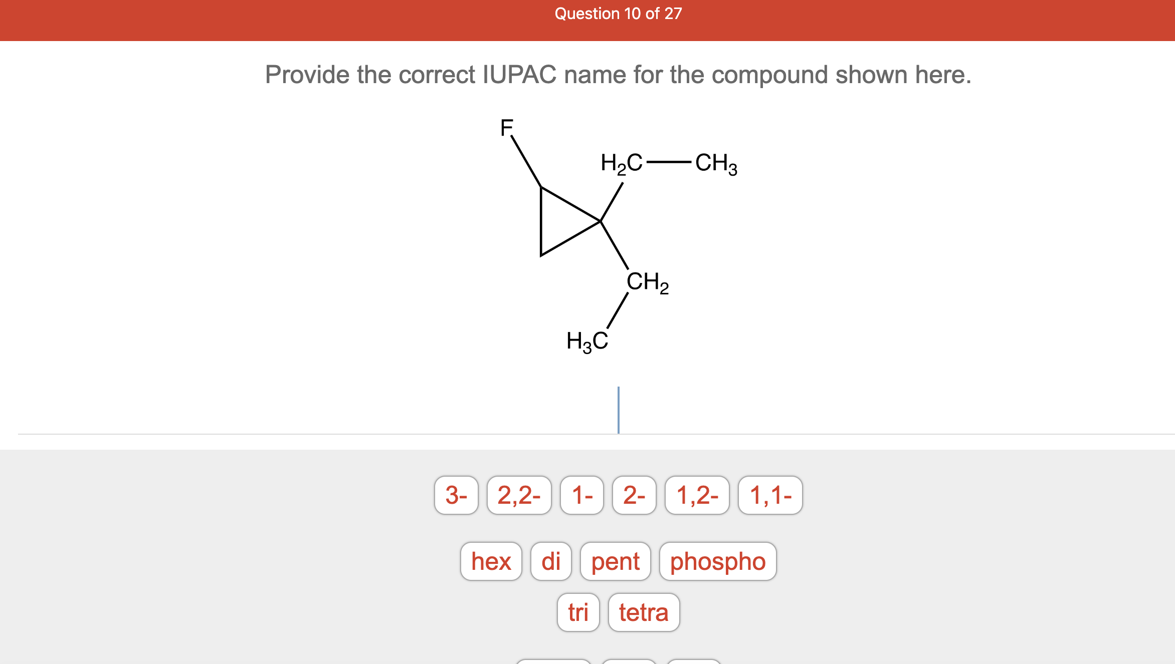 Provide The Correct Iupac Name For The Compound Shown