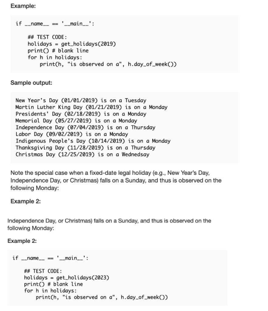Solved Problem 2: Holiday clients 20 points; individual-only | Chegg.com