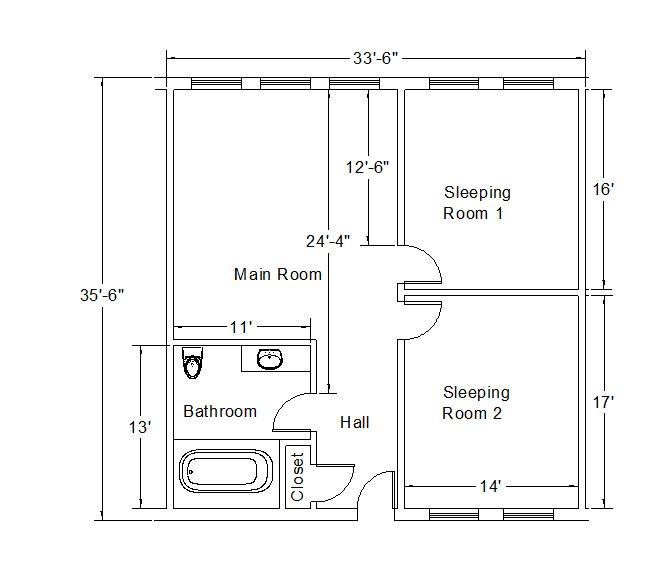 Solved Attached you will find a drawing of a guest suite for | Chegg.com