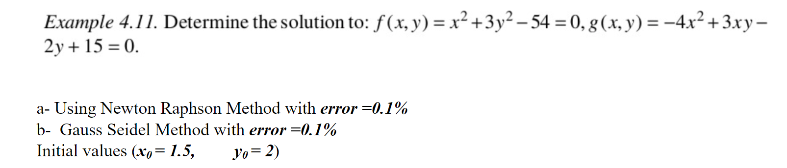 Solved Example 4.11. ﻿Determine the solution to: | Chegg.com