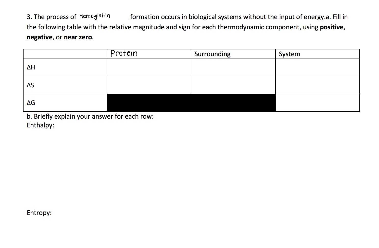 3. The process of Hemoglobin formation occurs in | Chegg.com