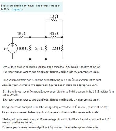 Solved Look at the circuit in the figure The source voltage | Chegg.com