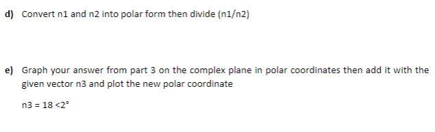Solved 12. Complete the complex number exercises below a) | Chegg.com