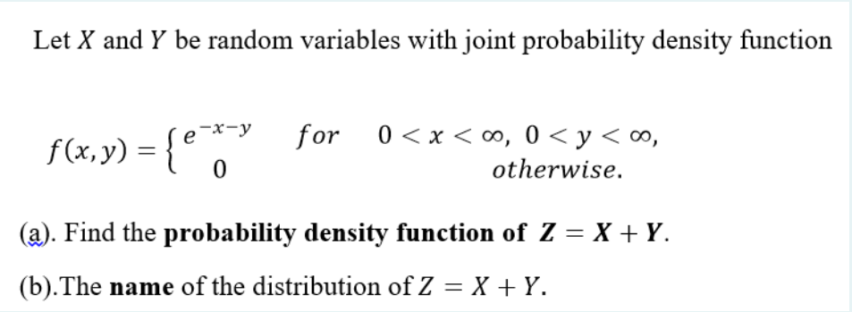 Solved Let X and Y be random variables with joint | Chegg.com